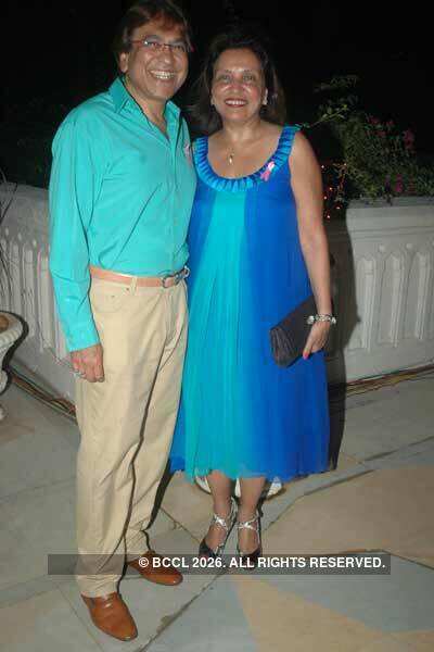 Ramona Narang with husband during 'Breast Cancer Awareness' program ...