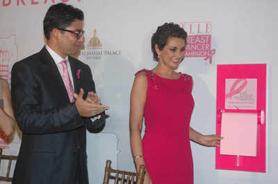 Lisa Ray during 'Breast Cancer Awareness' program held at Taj Colaba in ...