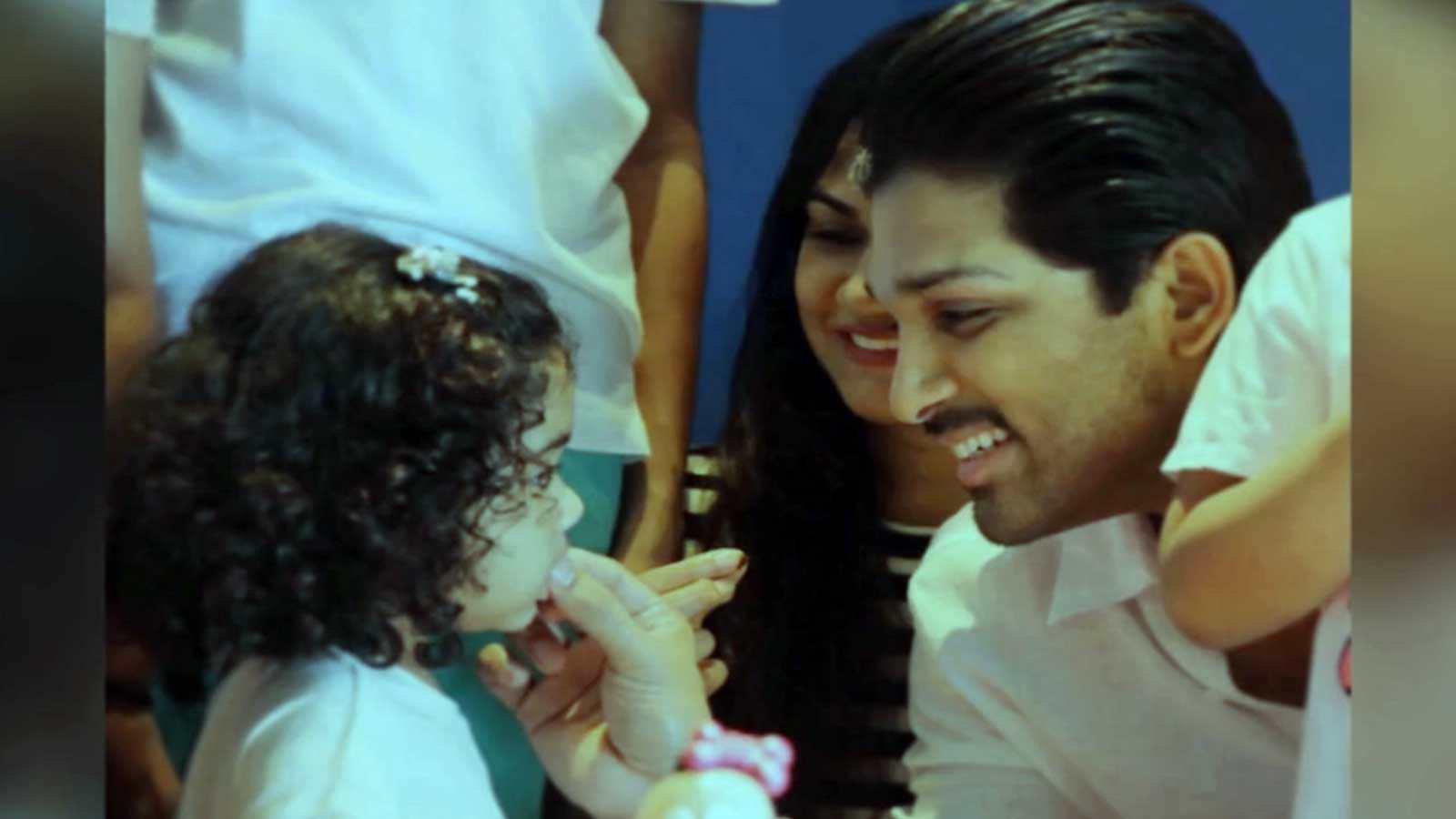 Allu Arjun shares a video with daughter Arha
