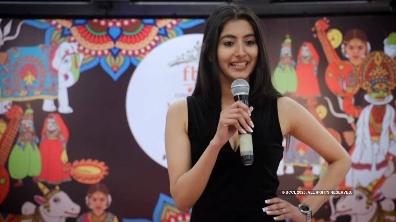 Vaibhavi Sharma's introduction at Miss India 2019 Uttar Pradesh audition