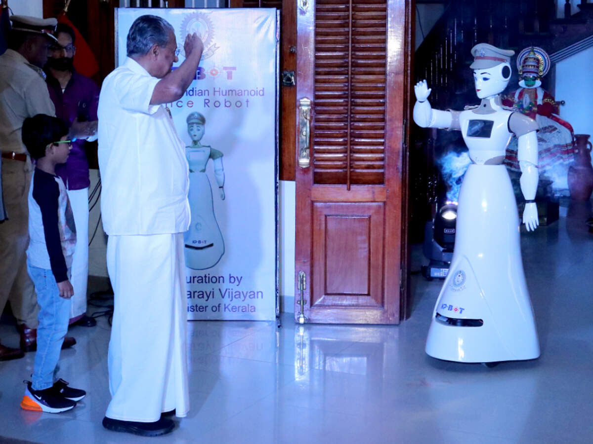 Watch: Kerala inducts the country's first ever robot cop into service