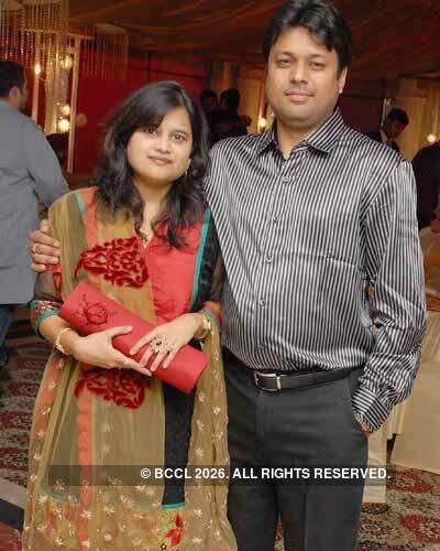 Ashok and Rekha Goenka during Mithilesh & Sandeep Goenka's Diwali bash ...