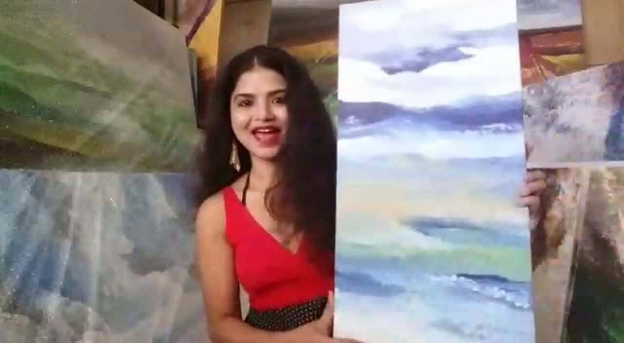 Rashmi Pitre shares a peek into a few paintings that she created on Holi