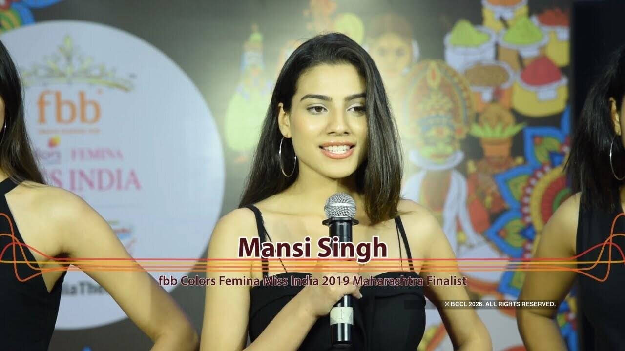 Mansi Singh's introduction at Miss India 2019 Maharashtra auditions