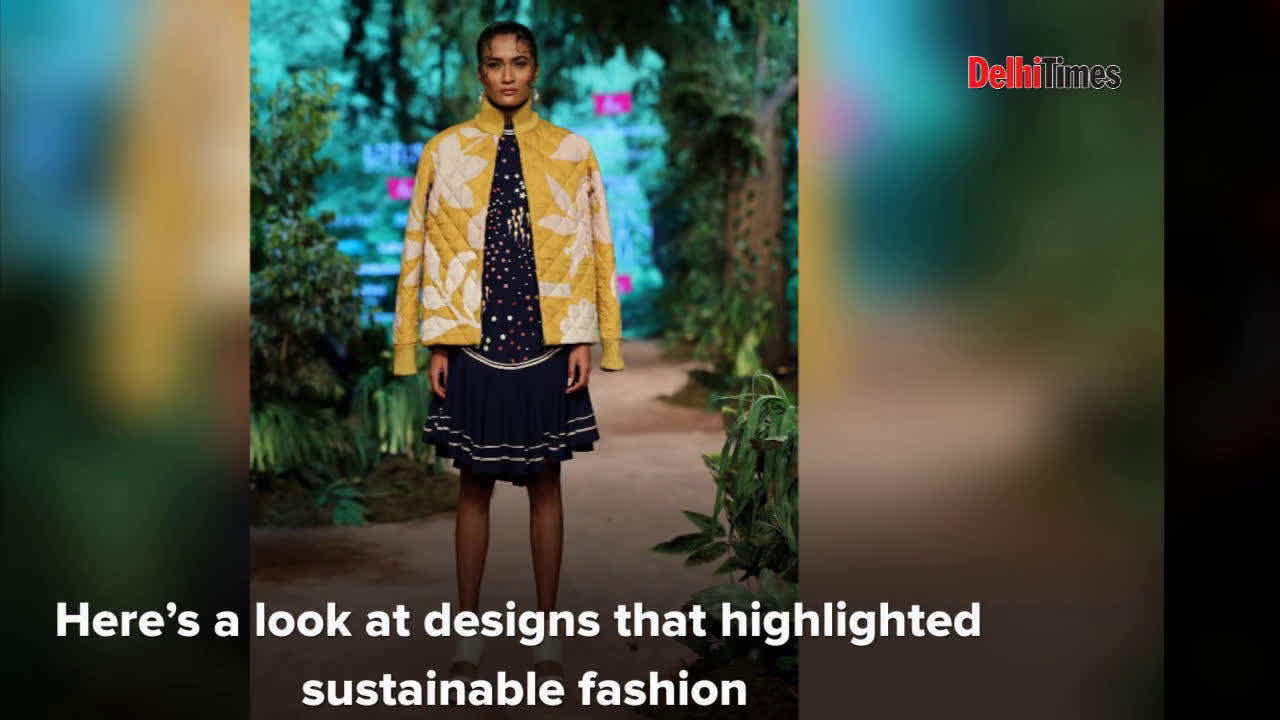 Designers showcase sustainable fashion designs on the ramp