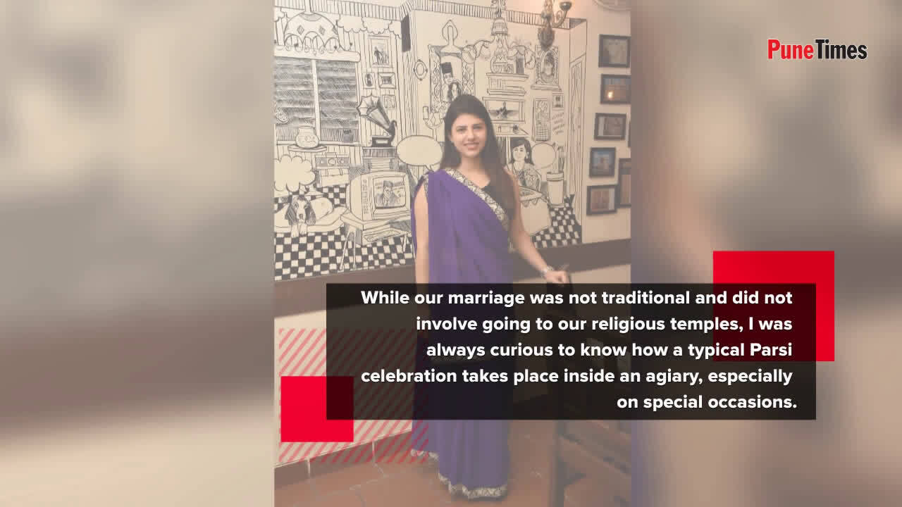 families in the PArsi community clean, decorate, and wear traditional ...