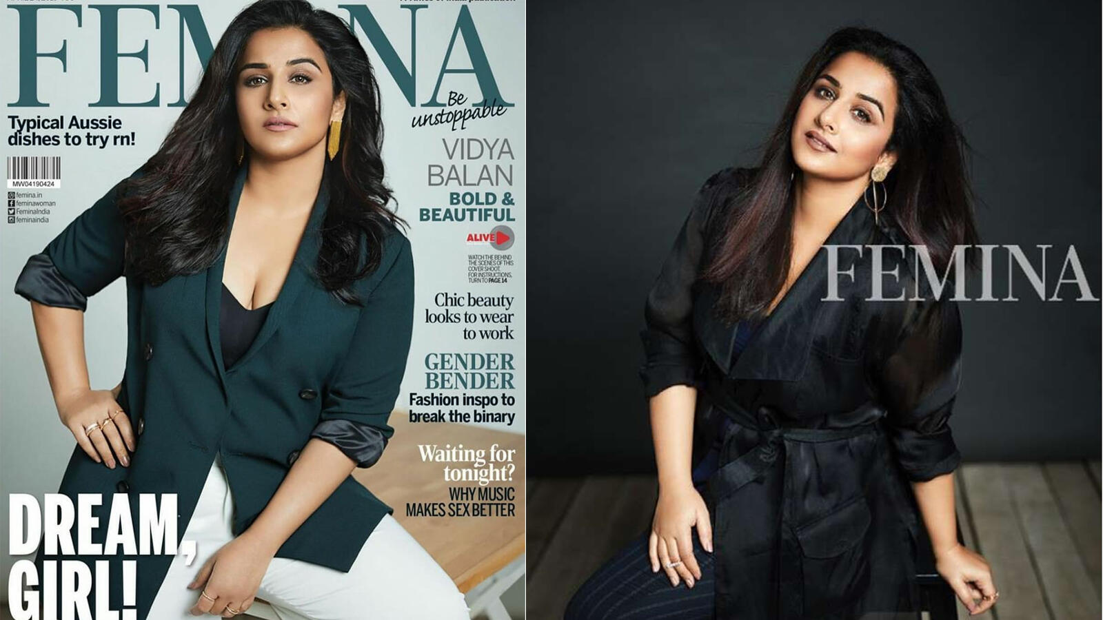 Vidya Balan gives sneak peek to her magazine cover shoot