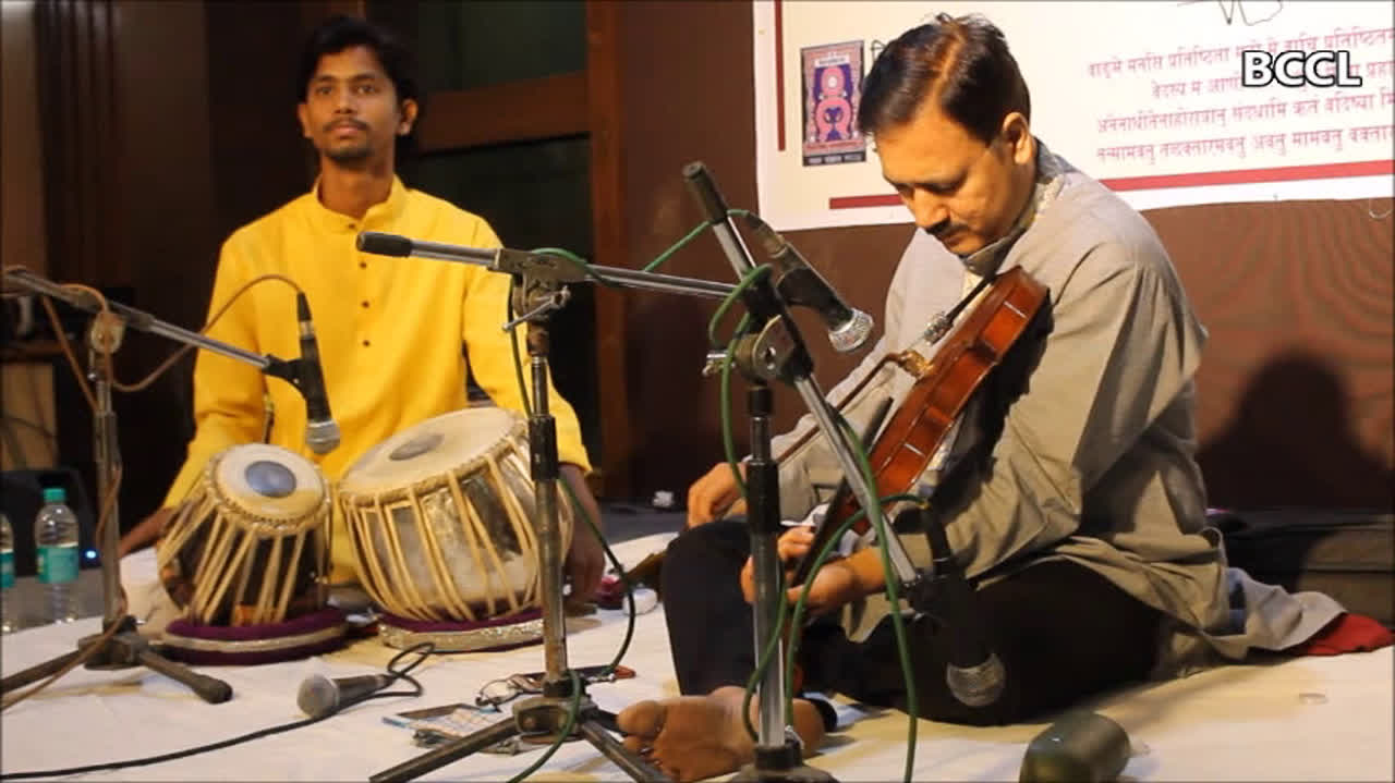 Shirish creates magic with his violin