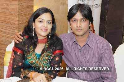 Sangeeta and Prem Grover at the Pre-Diwali bash of Nagpur Round Table ...
