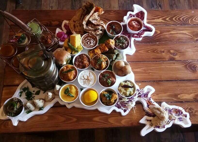 Map of India Thali at Ardor 2.1 - Times Food