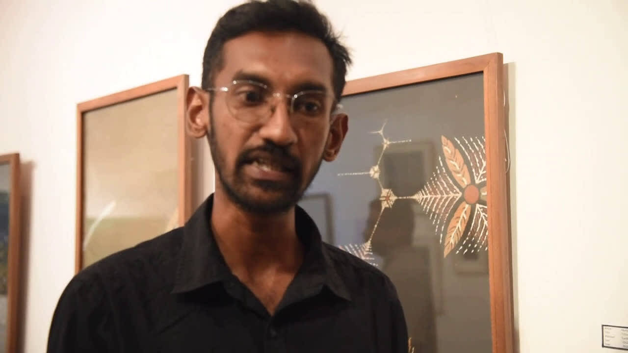 Artist Muthiah Kasi talks about how he began painting
