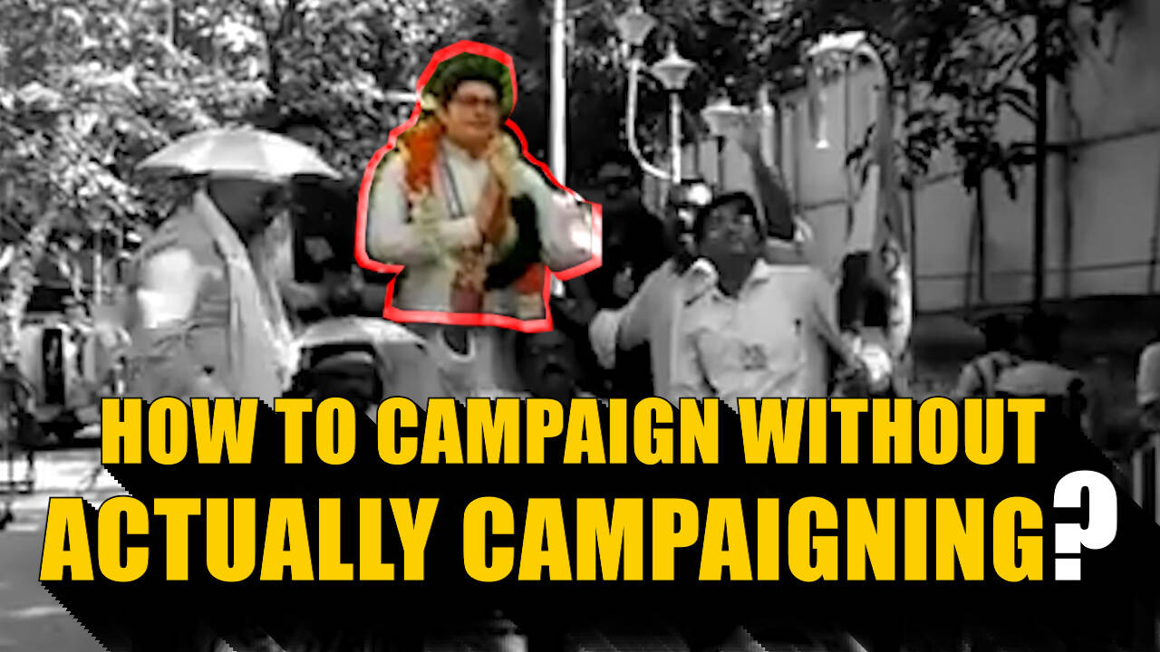 How to campaign without actually campaigning?