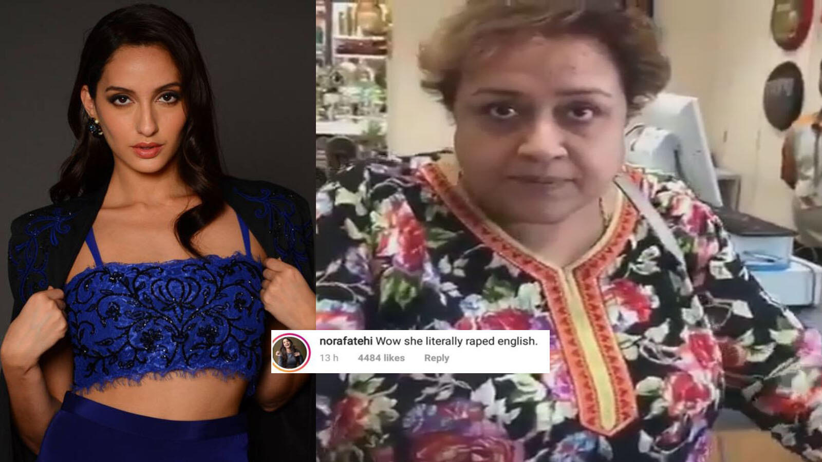 Nora Fatehi Corrects Slut Shaming Auntys English Gets Trolled For