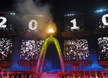 Different moods of Opening Ceremony