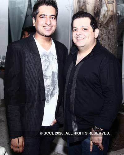 Rahul Khanna, Rohit Gandhi during Anuradha Jain's birthday party hosted ...