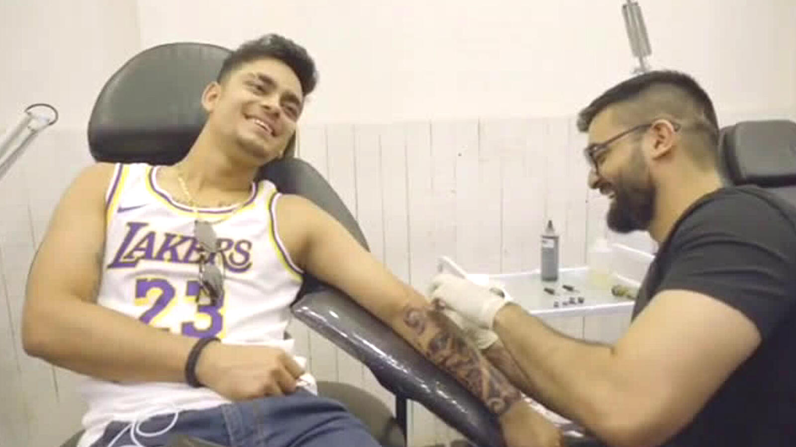 Cricketer Ishan Kishan gets a complicated tattoo