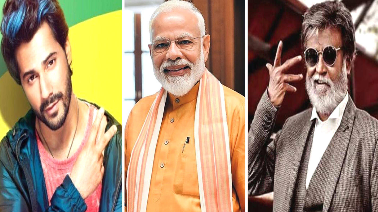 Rajinikanth to Varun Dhawan, Bollywood celebs congratulate PM Modi on ...