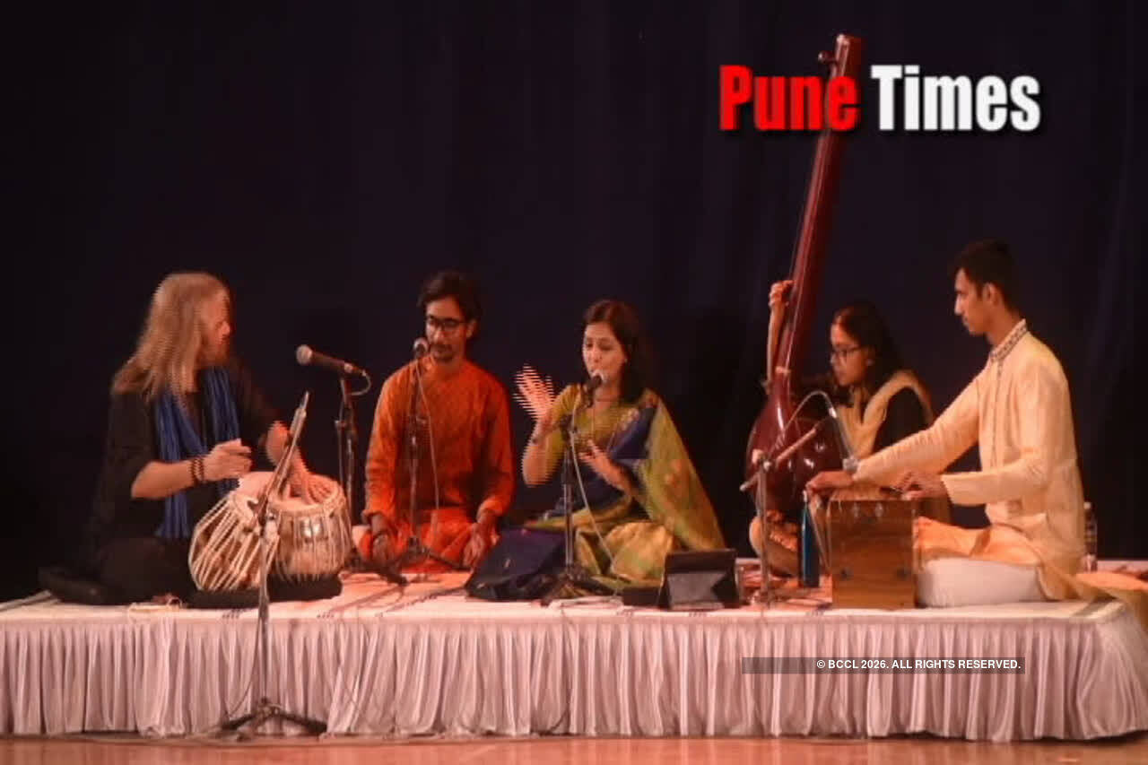 Singer Manjusha Patil presented several compositions in different ragas ...