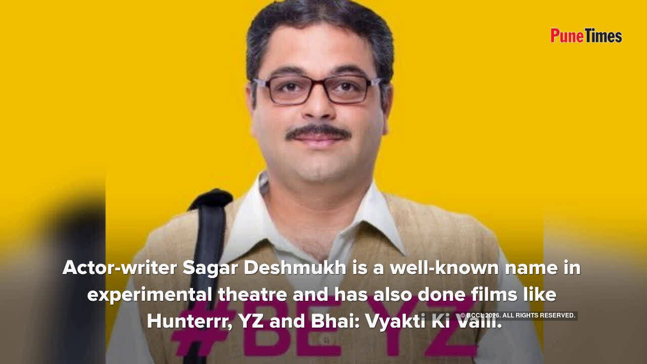 Sagar Deshmukh on theatre, films and television