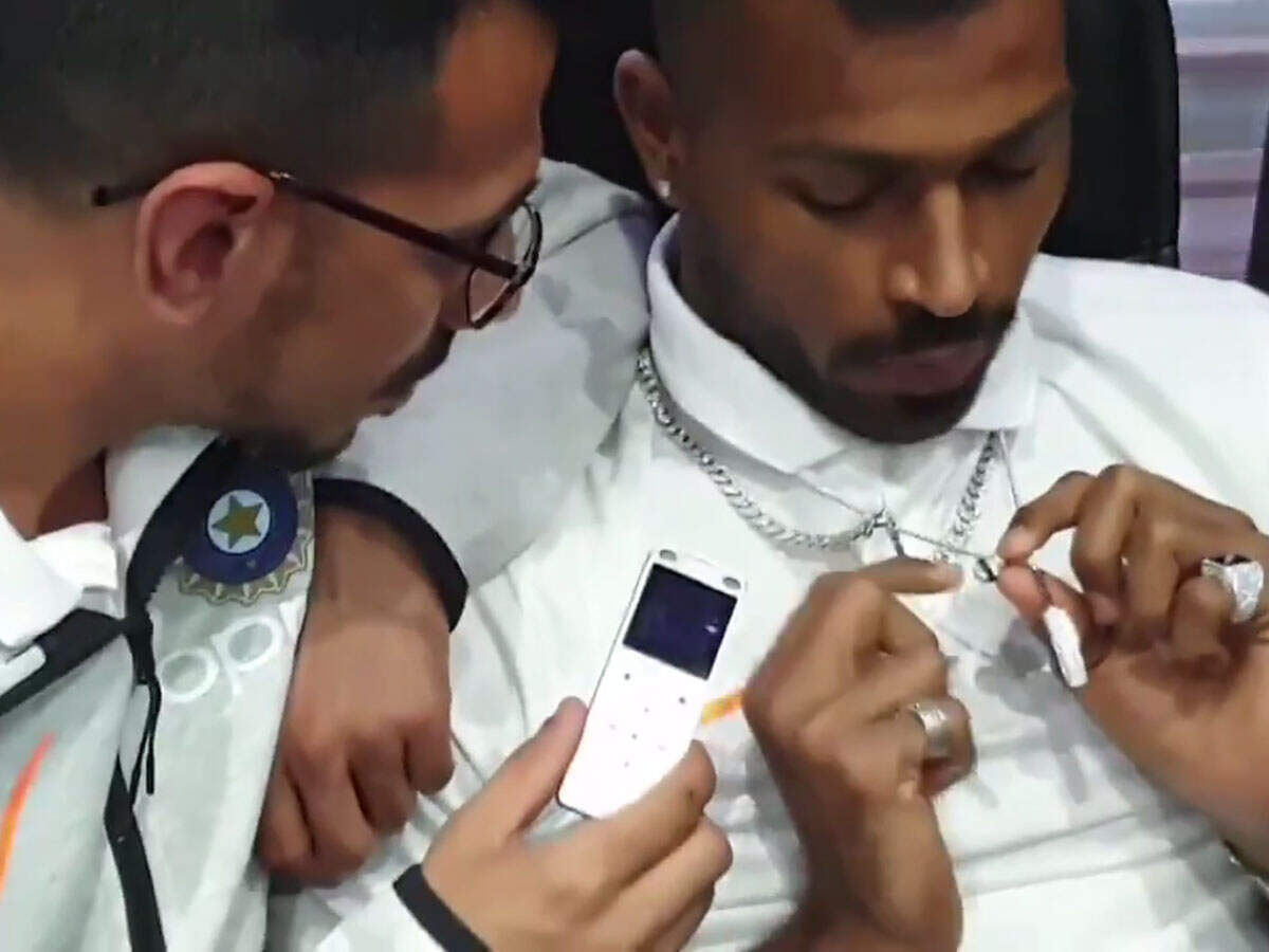 Watch: Hardik Pandya special diamond addition for the World Cup ...