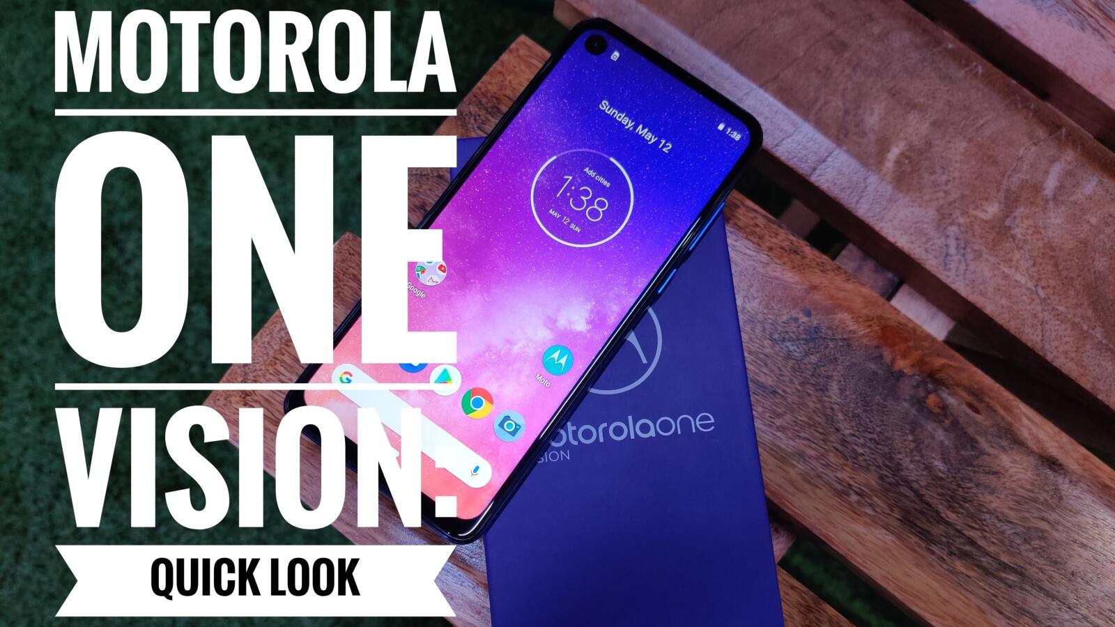 Motorola One Vision quick look: Motorola One Vision quick look