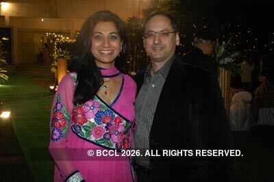 Benu and Sunil Chanda at grand reception of Subrata Roy's neice Sivanka ...