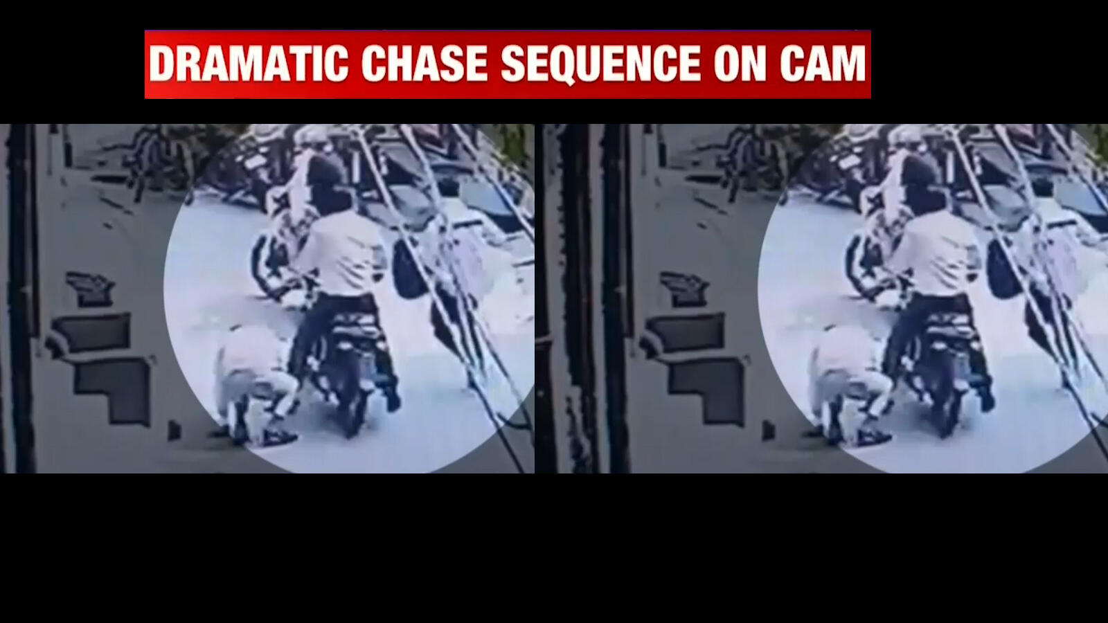 Sensational armed robbery in Delhi captured on CCTV