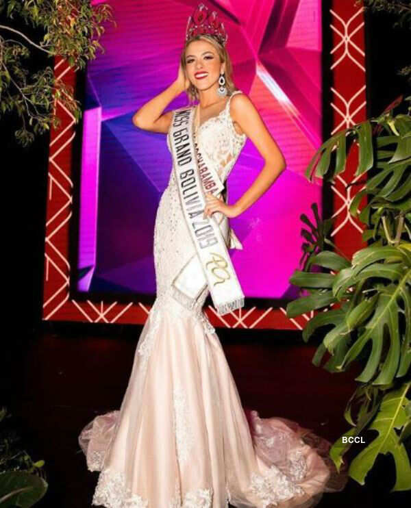 Carolina Paz Rojas crowned Miss Grand Bolivia 2019