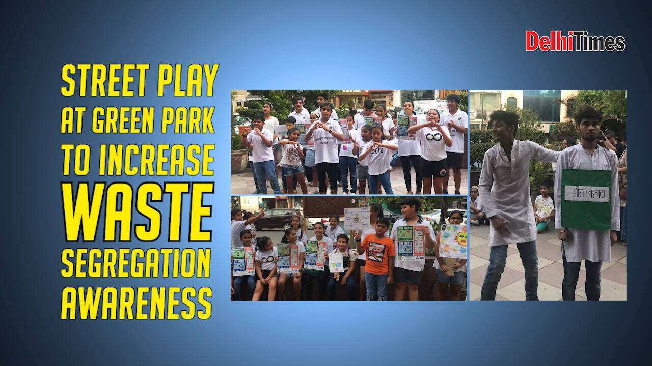 Street play at Green Park to increase waste segregation awareness