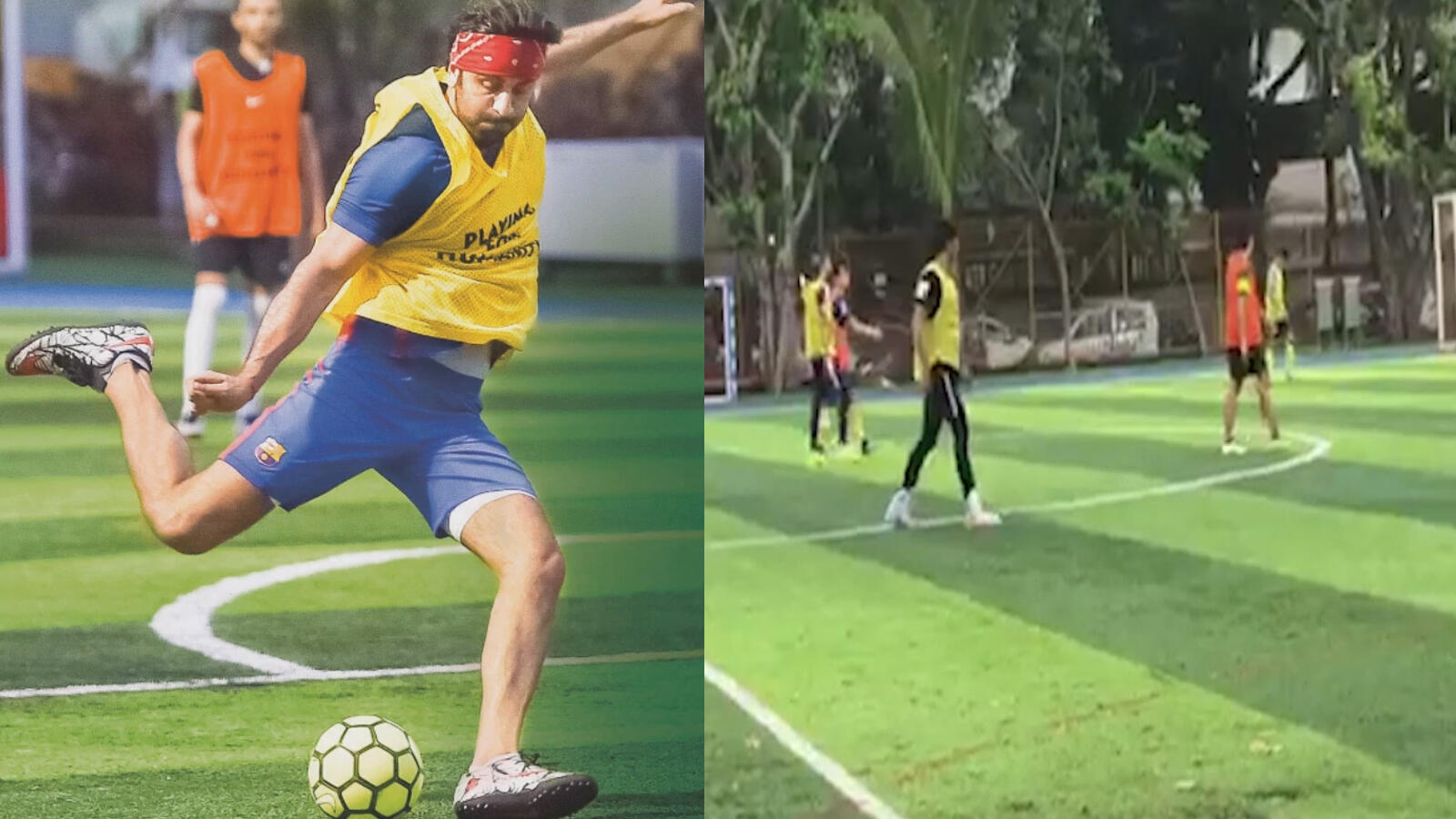 Ranbir Kapoor enjoys football match with his actor friends