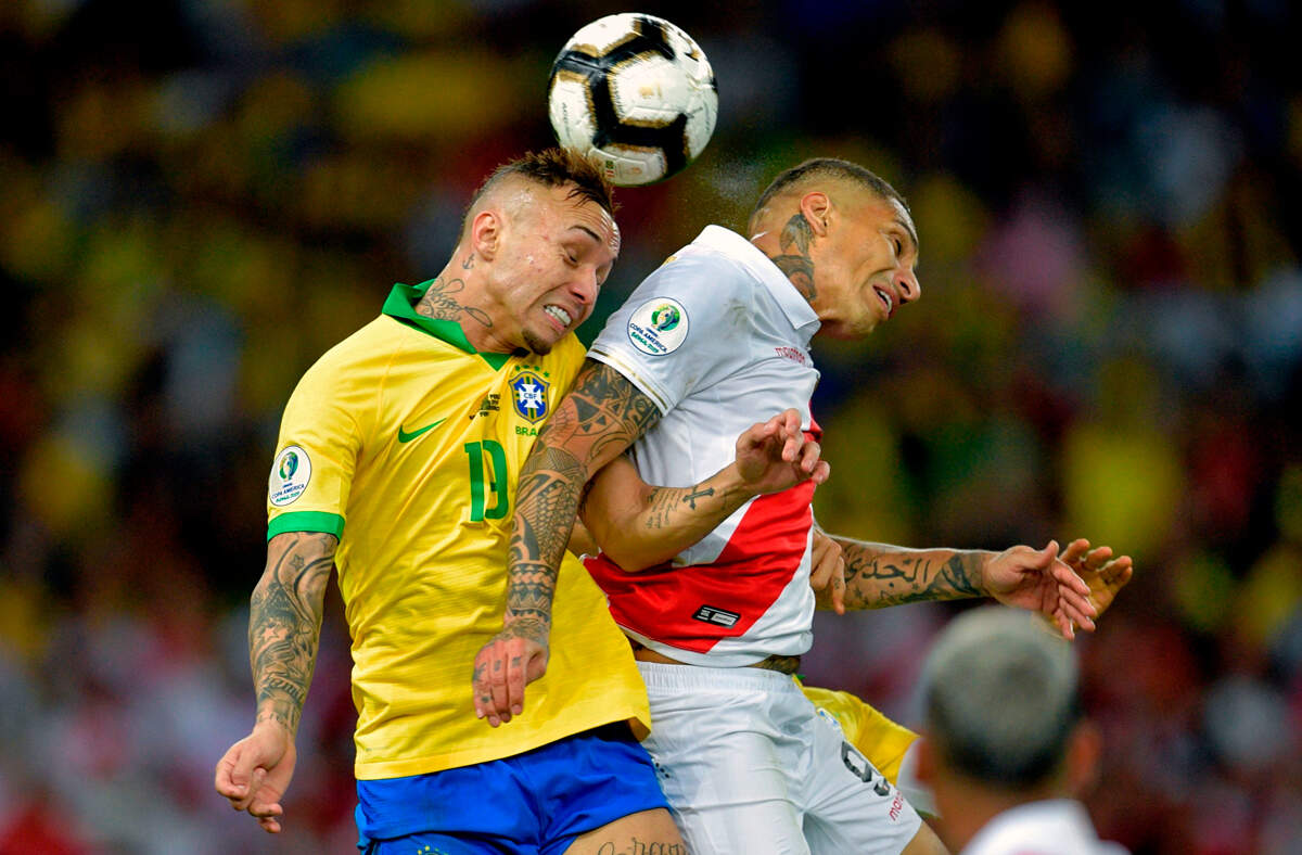Brazil beat Peru 3-1 to win Copa America title- The Etimes Photogallery ...