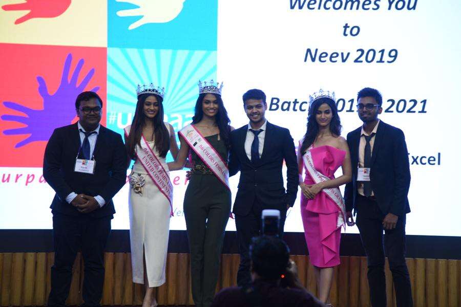 Miss India 2019 winners visit Welingkar Institute in Mumbai