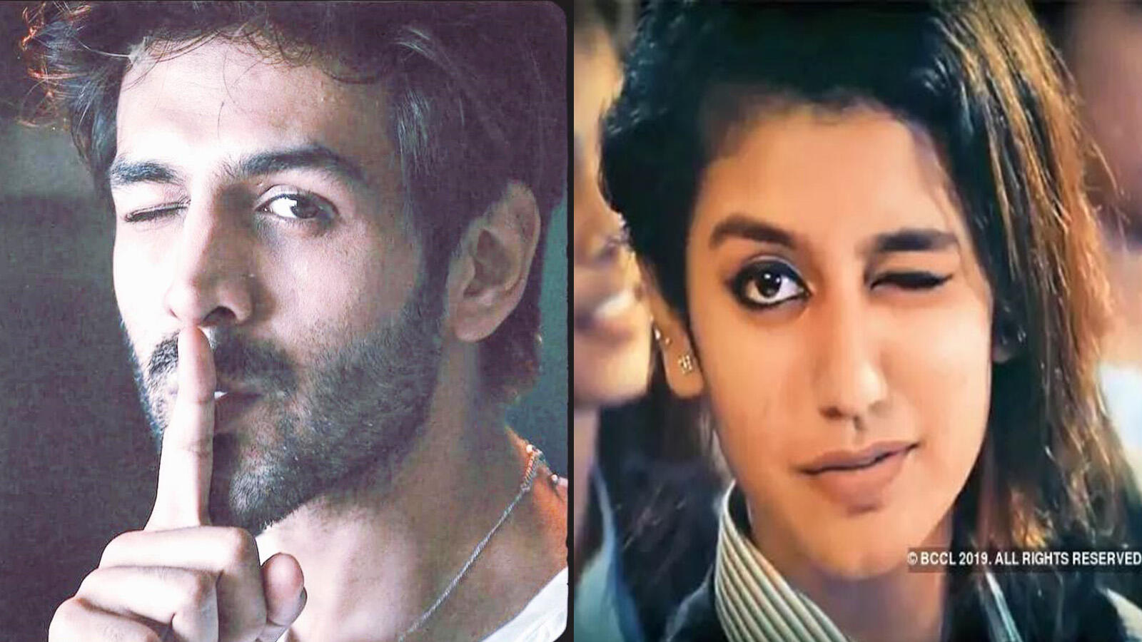 Wink competition! Kartik Aaryan dethrones Priya Prakash Varrier
