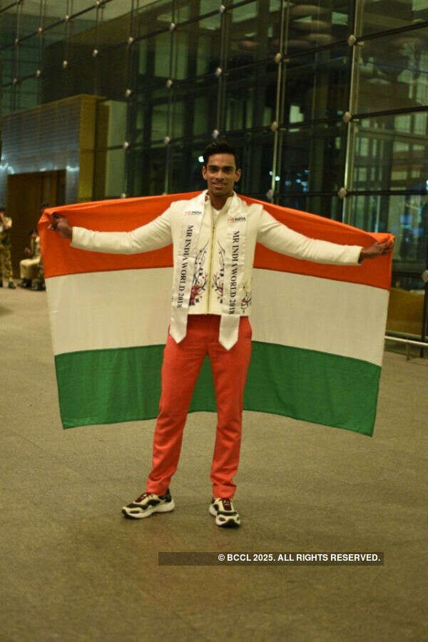 Vishnu Raj Menon leaves for Mr. World 2019