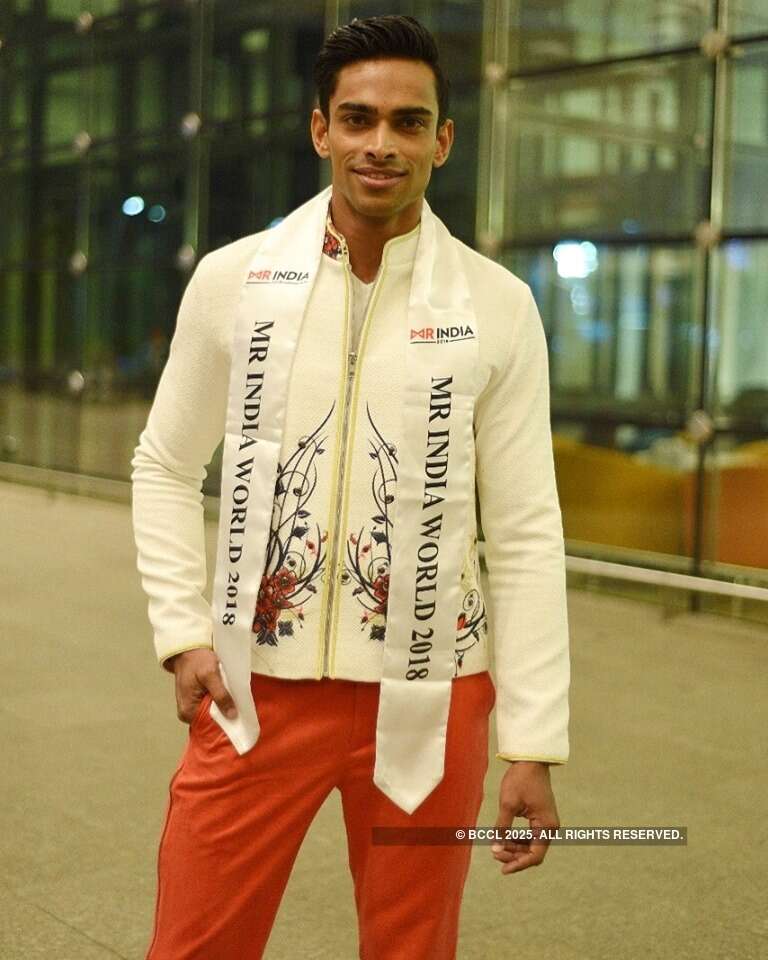 Vishnu Raj Menon leaves for Mr. World 2019