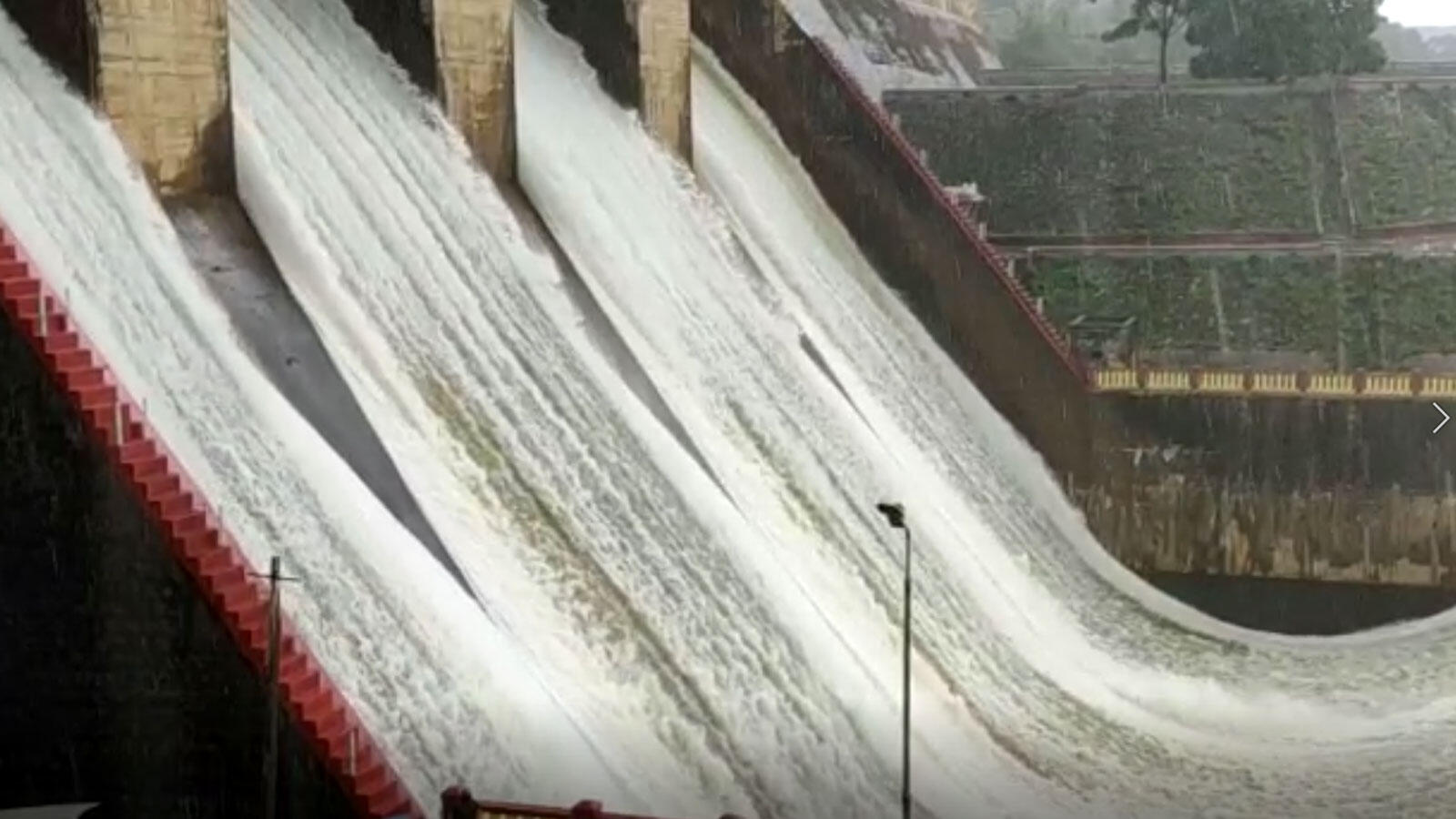 Watch: Water released from Harangi dam in Karnakata's Kodagu district