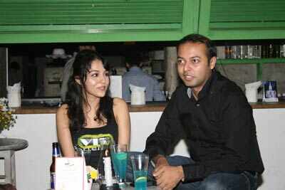 Amrita Puri with her father Aditya Puri at the 'Fun'draiser party which ...