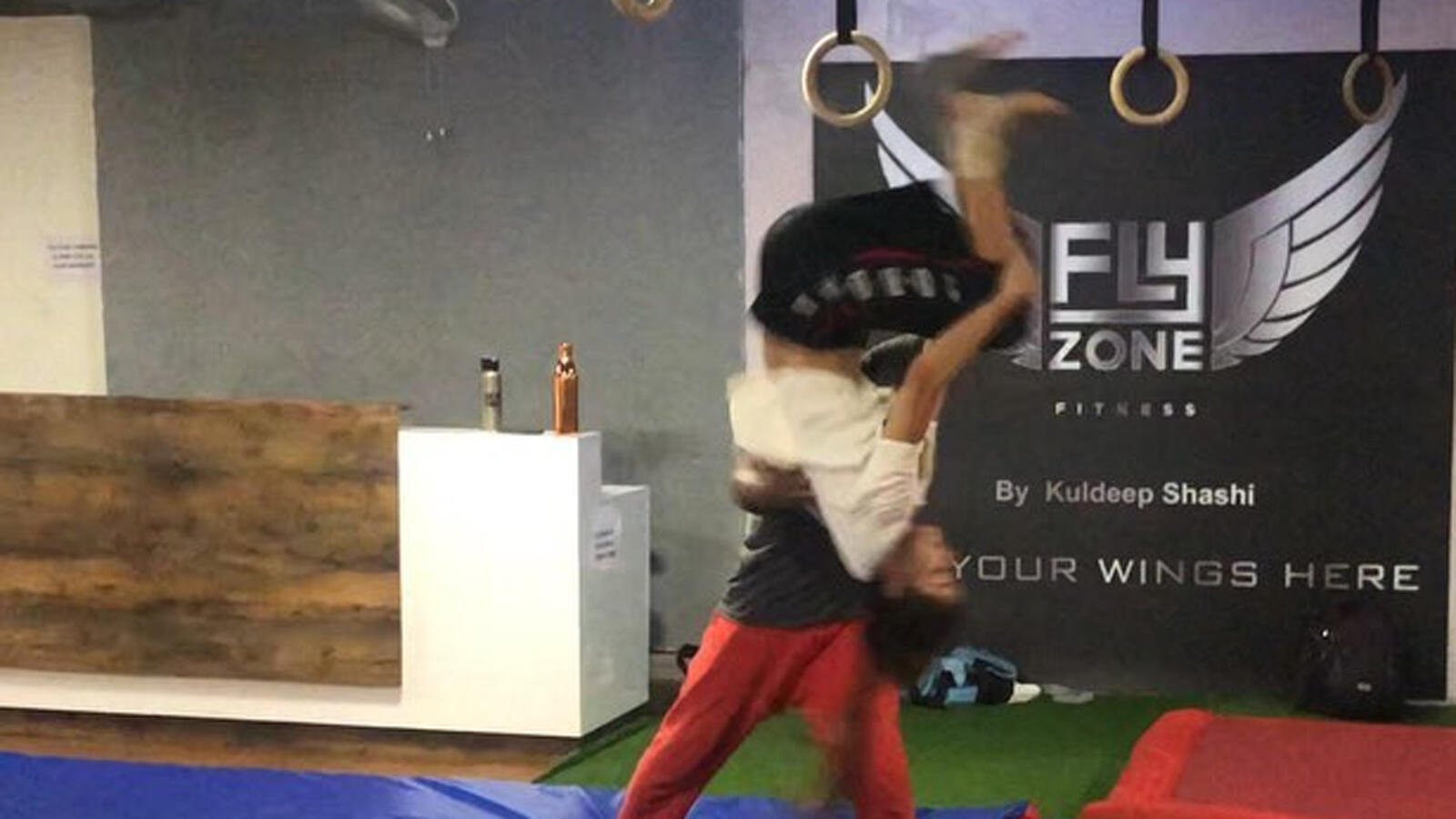 Disha Patani is a pro back flipper