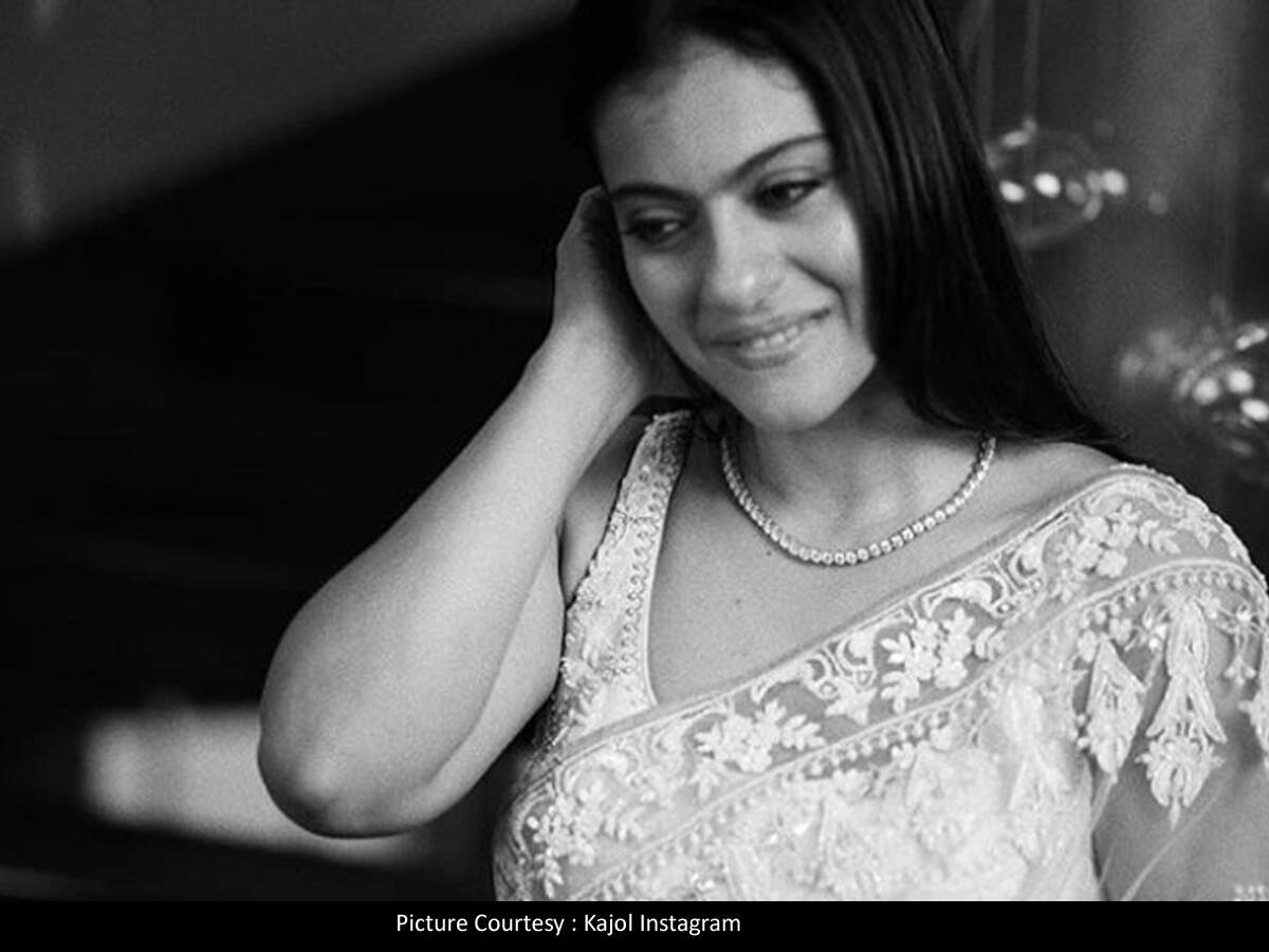 Kajol Looks Pretty As A Picture In The Latest Monochrome Photo