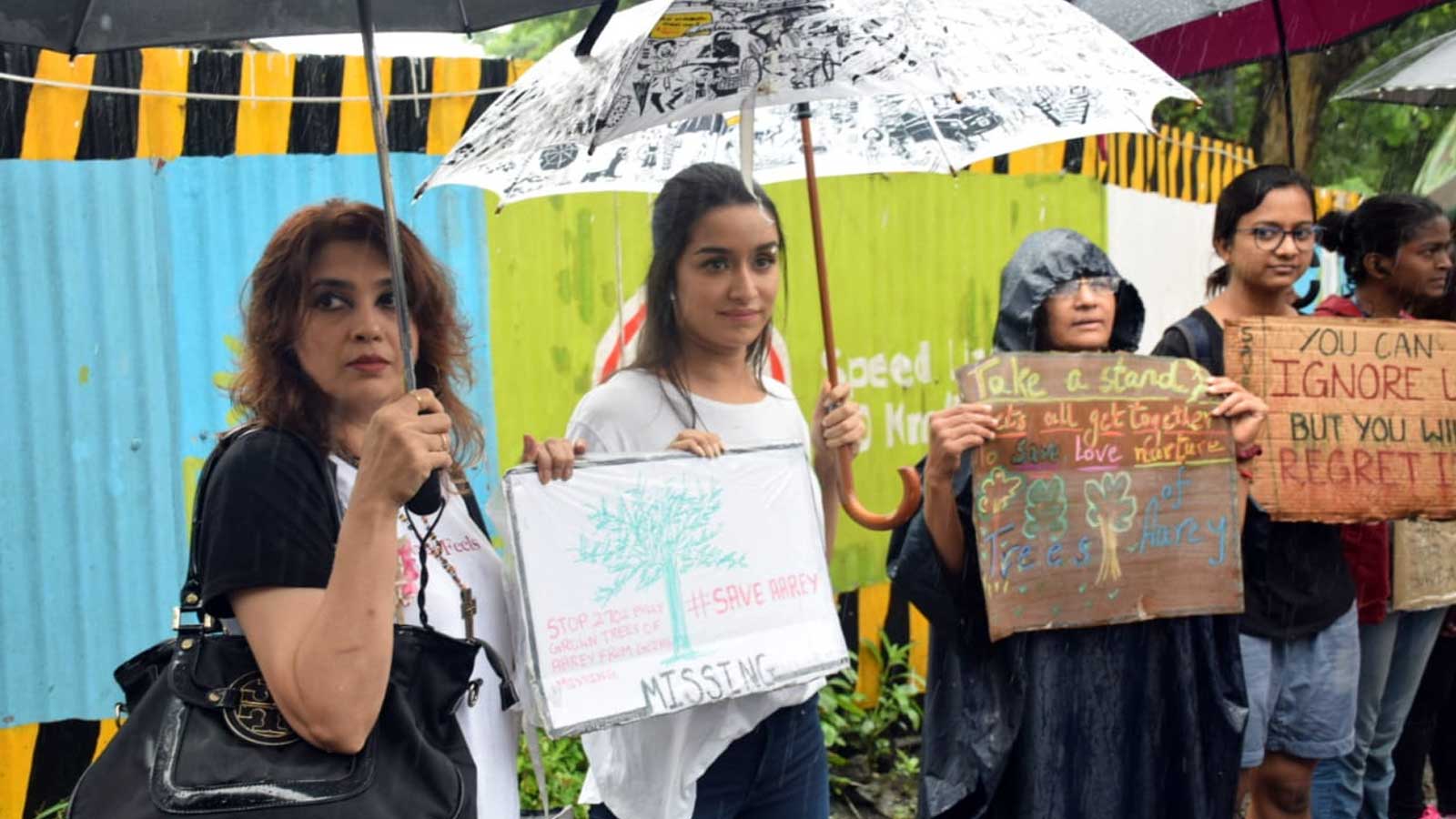 Shraddha Kapoor joins 'Save our Aarey' protest