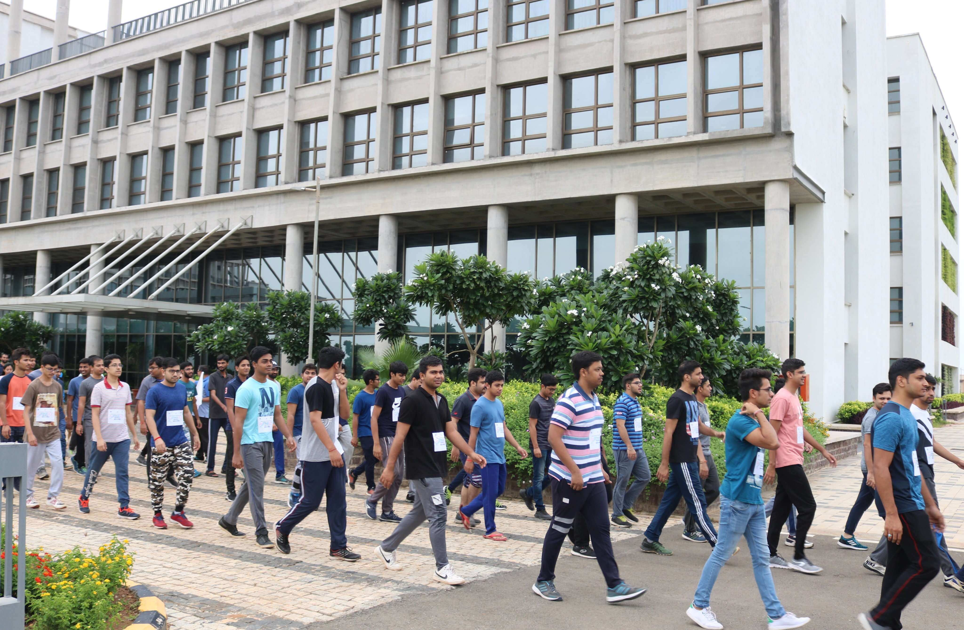 In pictures: Walk-a-thon event flagged off from IIM Raipur | Events ...