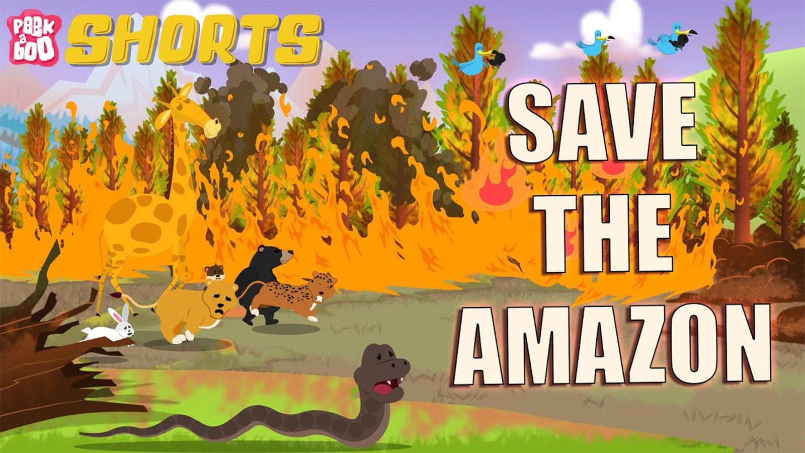 Children English Nursery Story 'Amazon Forest Fire Explained!' - Kids ...