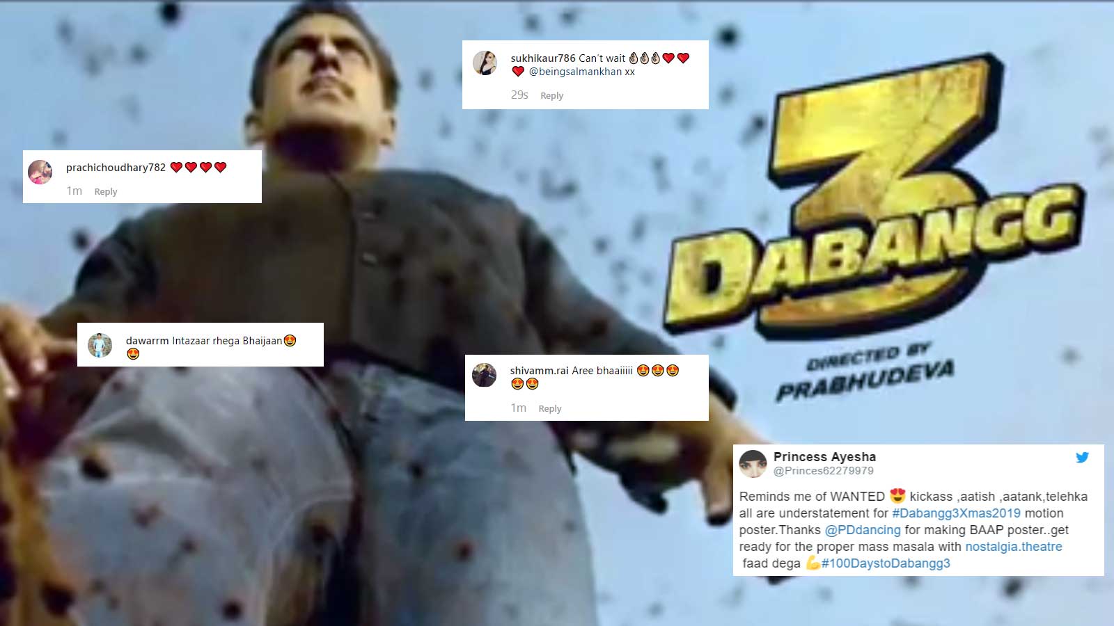 Dabangg 3: Salman Khan returns as Chulbul Pandey, fans go crazy