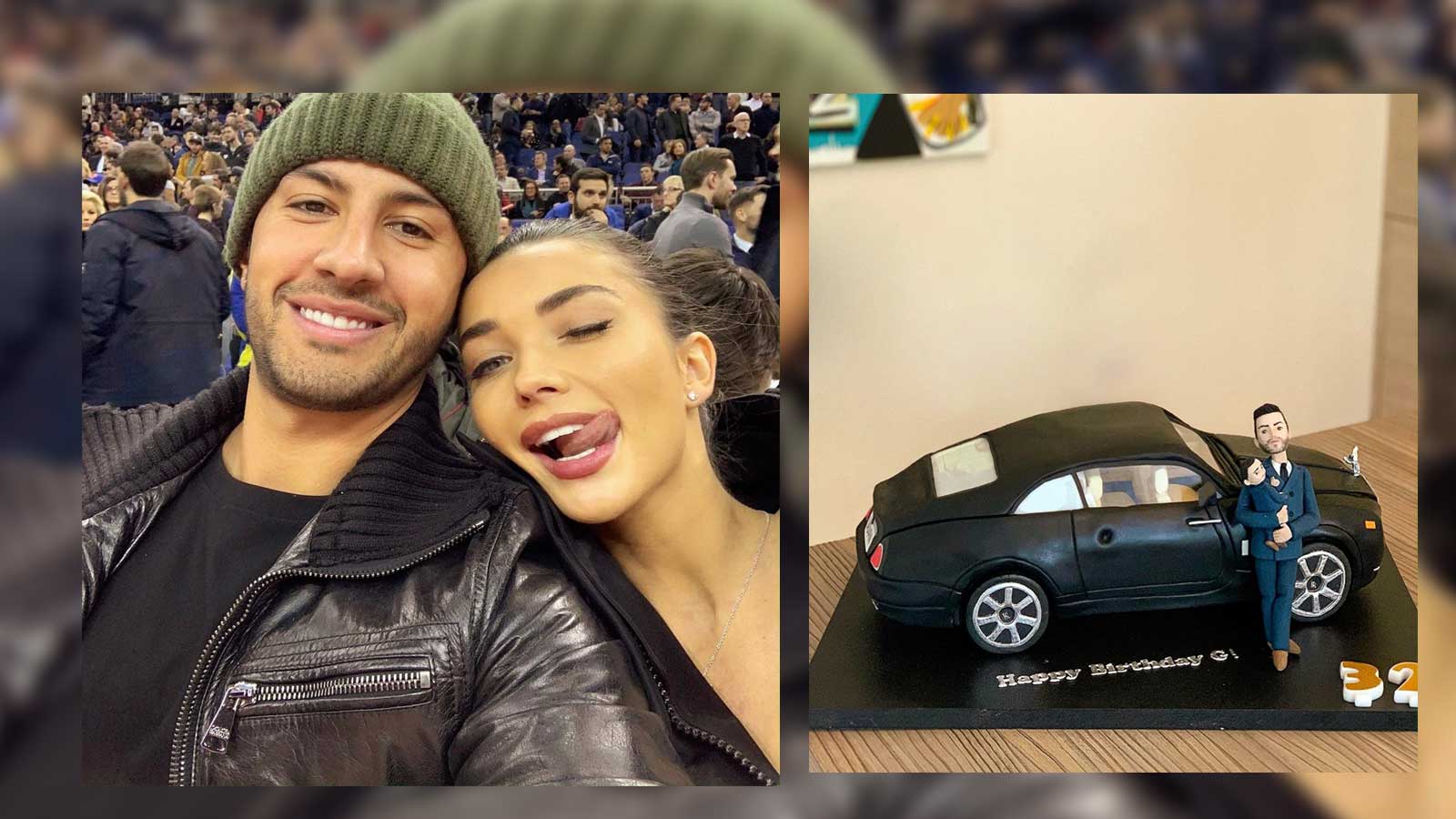 Amy Jackson gets finance George Panayiotou unique birthday cake and we ...