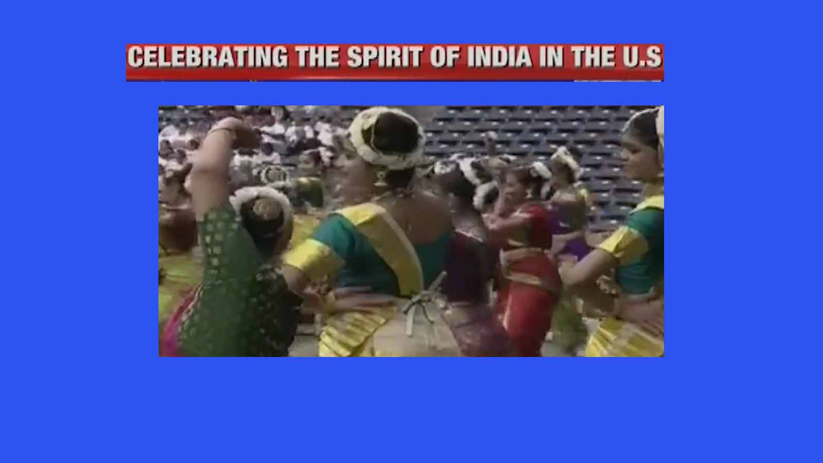 Colourful dance programmes enthrall massive crowd at 'Howdy, Modi' event