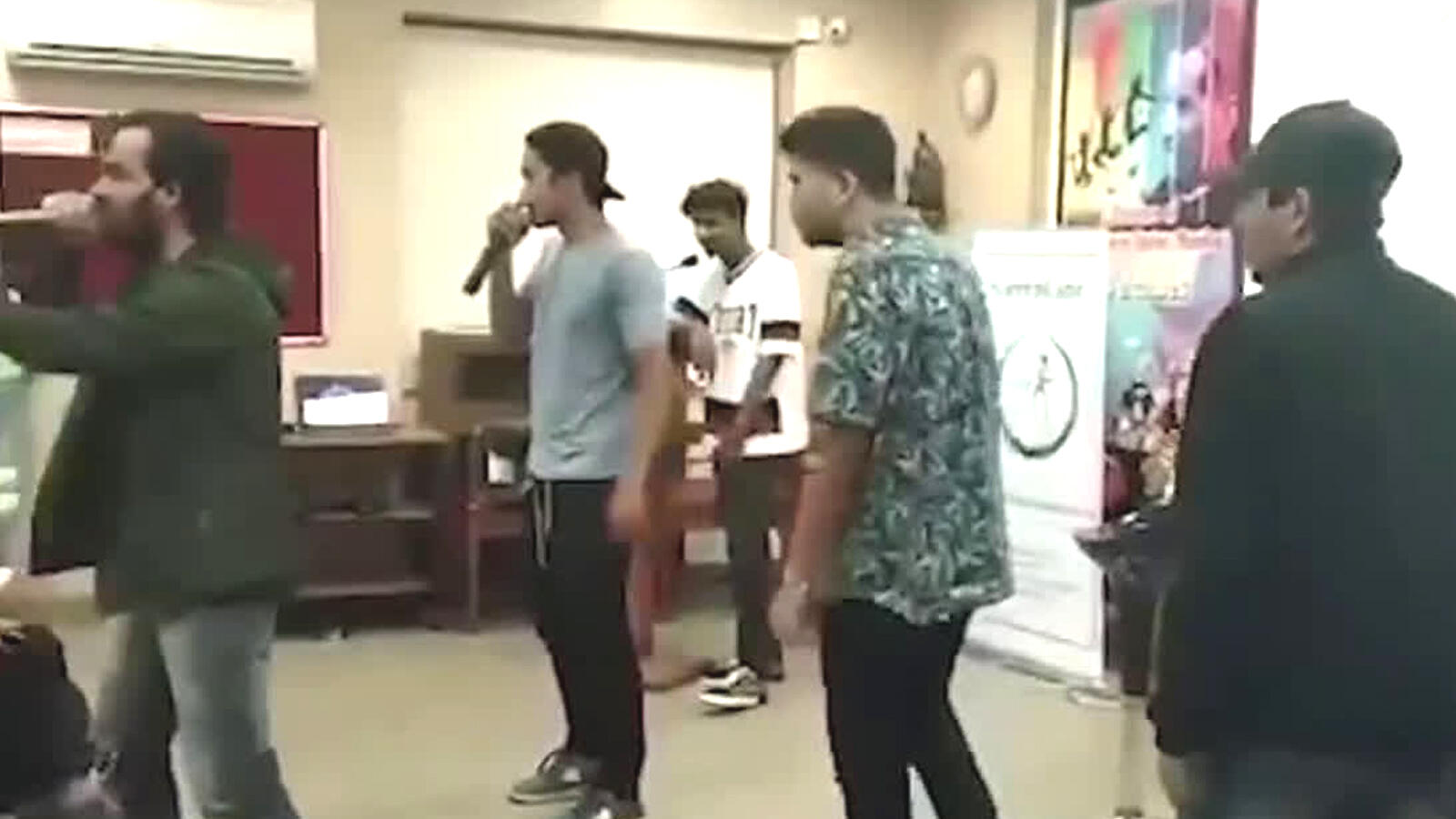 Rappers perform to raise awareness about climate change