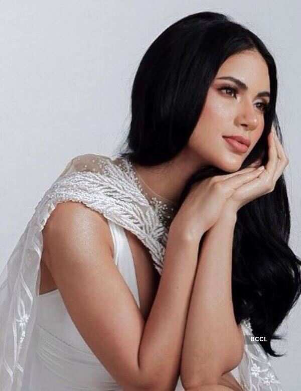 Beauty queen spotted wearing missing dress lost years ago