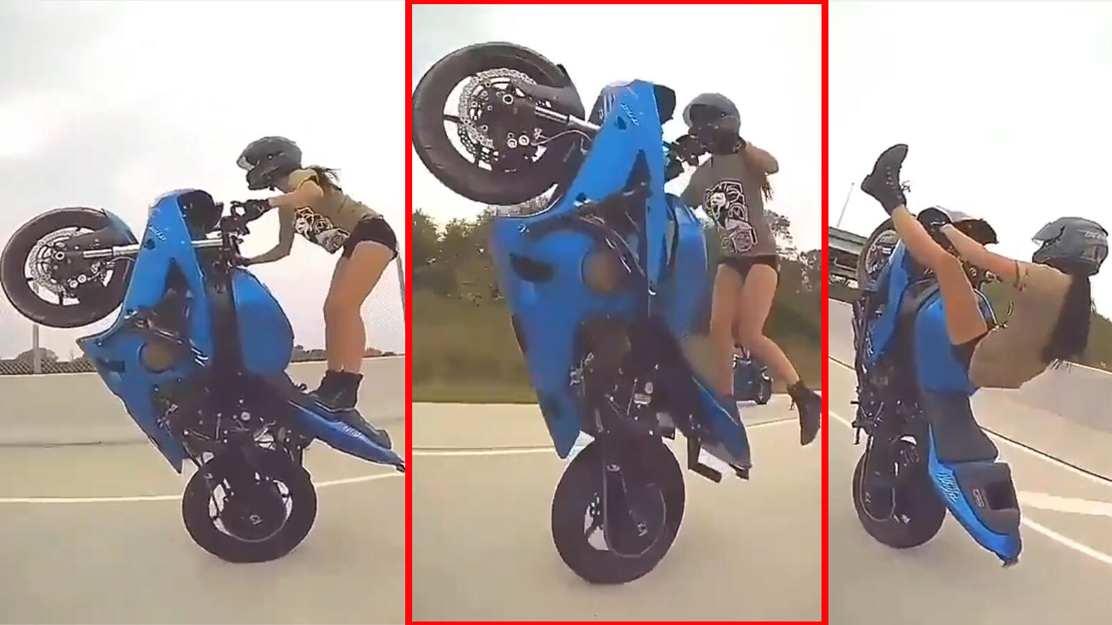 Viral video: 'Superwoman' performs dangerous stunts on her bike