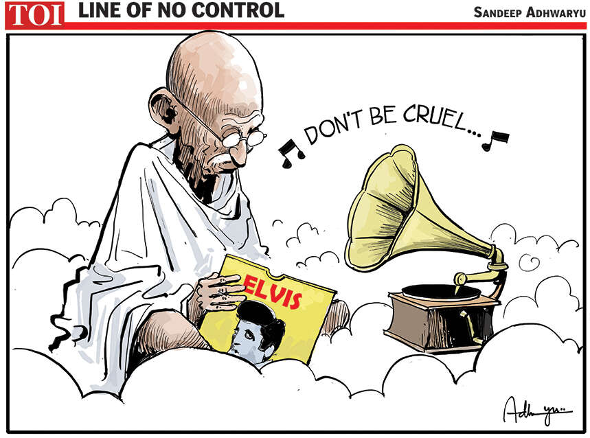 'Elvis and Gandhi'