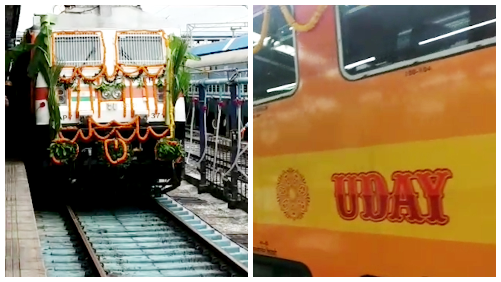 Visakhapatnam-Vijayawada Uday Express makes maiden journey